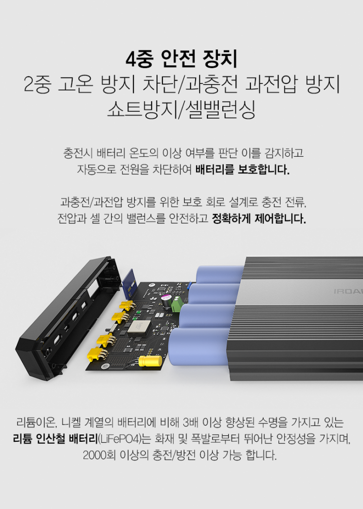 아이로드 파워팩프로 - 보조배터리 - IROAD